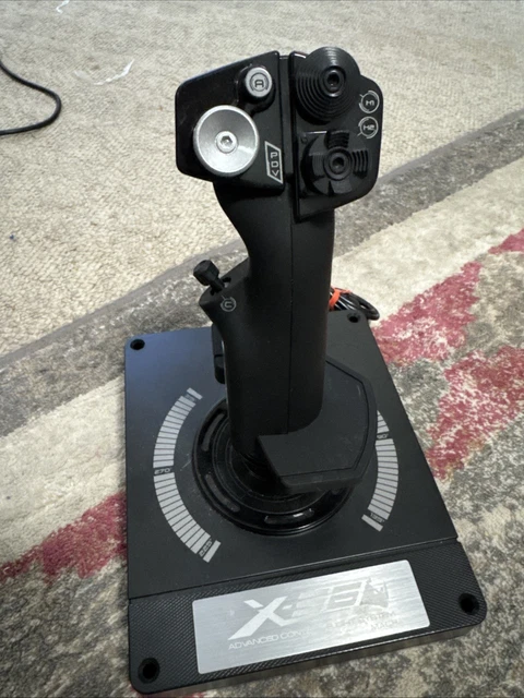 LOGITECH X56 HOTAS Advanced Control Flight System Throttle Control $206 ...