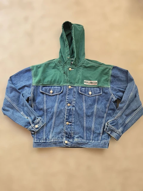 VINTAGE 1995 WARNER Brothers Studio Store Looney Tunes Jean Jacket Mens ...