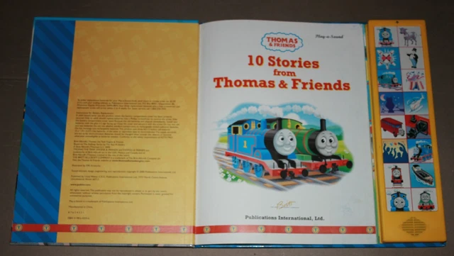 THOMAS & FRIENDS Play a Sound Read 10 Stories with 16 Sound Effects All ...