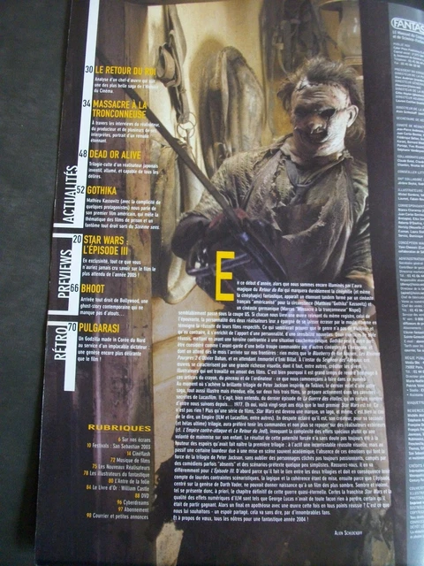 L'ECRAN FANTASTIQUE N°239 / 01/2004 / Stars Wars Episode 3 / Gothika ...