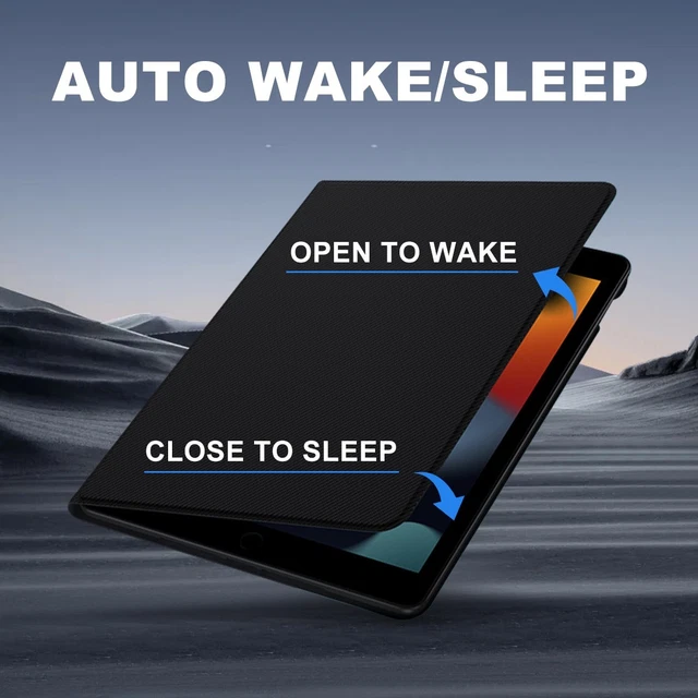 FOR IPAD MINI (A17 Pro) 7th Generation 2024 Leather Flip Smart Stand ...