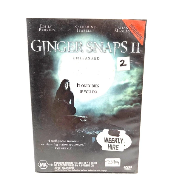 GINGER SNAPS 2 (II) - Unleashed region 4 DVD (2004 werewolf horror ...