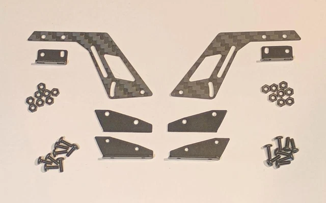 CARBON SWAN WING Stay Angle Adjustable Metal Garage £94.00 - PicClick UK