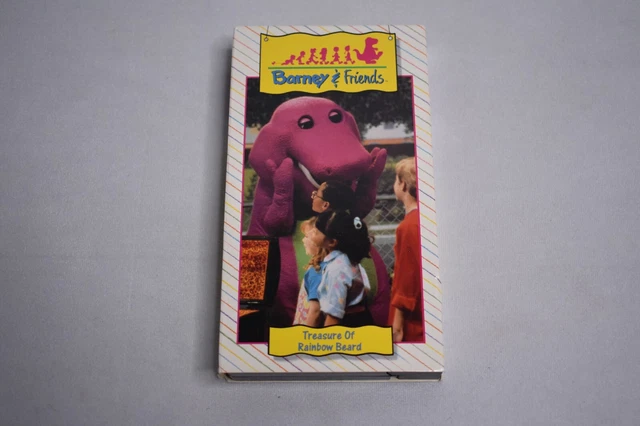 RARE BARNEY AND Friends VHS Treasure Of Rainbow Beard Time Life 1992 £ ...