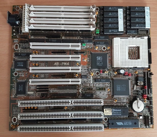 VINTAGE PC 486 motherboard ABIT AB-PM4 4x PCI SIS EUR 450,00 - PicClick DE