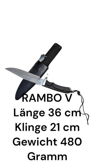 RAMBO V JAGDMESSER*ANGELMESSER* Filmmesser* Sammlermesser*Last Blood ...