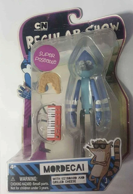 CARTOON NETWORK REGULAR Show Mordecai Keyboard & Grilled Cheese Action ...