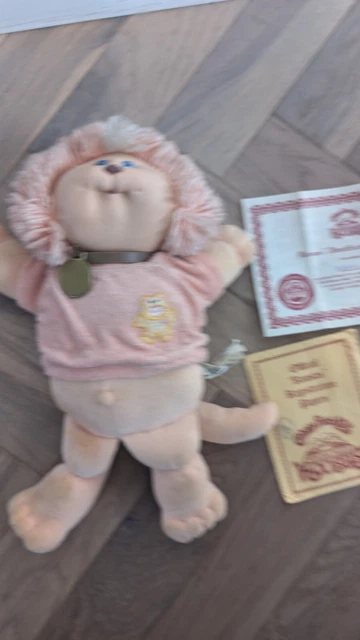 VINTAGE 1980’S CABBAGE Patch Kids Koosas Lion Animal Doll Coleco 15” £ ...