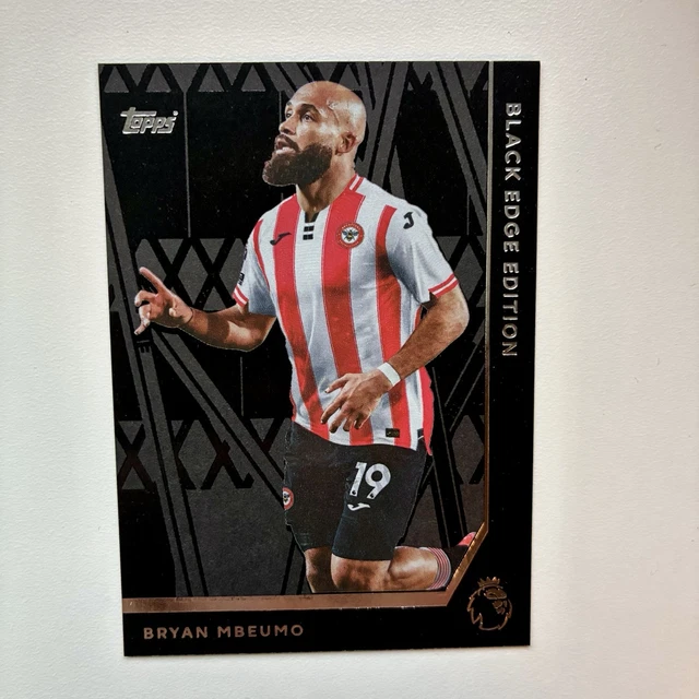 TOPPS PREMIER LEAGUE 2026 Bryan Mbeumo Black Edge Edition Brentford Man ...