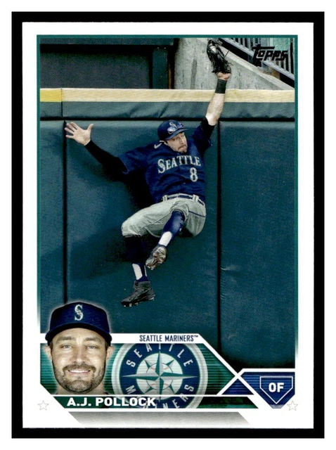 TOPPS 2023 TOPPS #454 A.J. Pollock Seattle Mariners excellent EUR 1,86 ...
