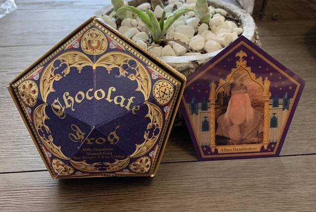 ALBUS DUMBLEDORE CHOCOLATE Frog Box and Card Universal Studios Harry ...