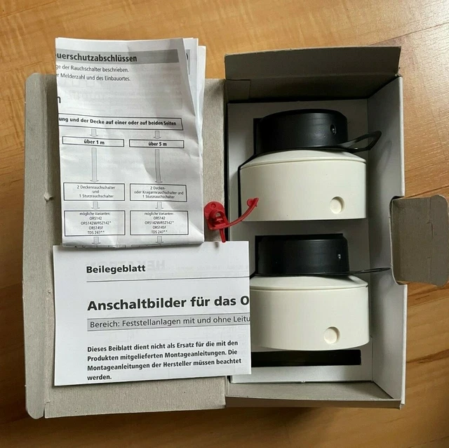 HEKATRON ORS 142 2-er Set Optischer Rauchschalter Rauchmelder NEU EUR 209,95 - PicClick DE