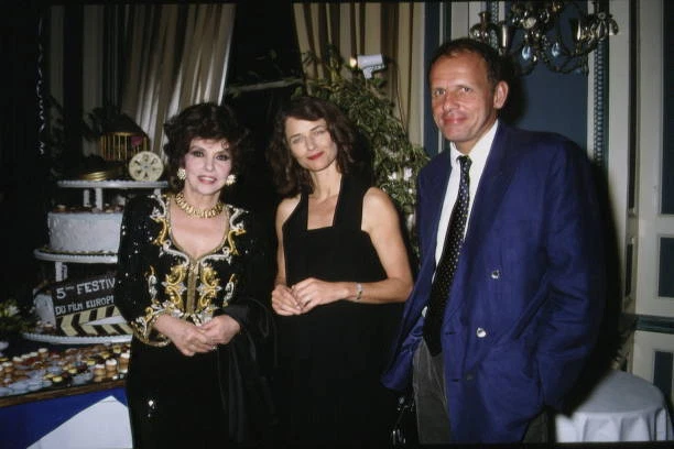 GINA LOLLOBRIGIDA, CHARLOTTE Rampling And Patrick Poivre D'Arvor. 1990s ...