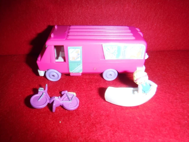 VINTAGE 1994 POLLY Pocket Home On The Go 100% Complete Blond Polly ...