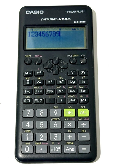 CASIO FX-82AU PLUS II 2nd Edition Scientific Calculator $19.99 ...