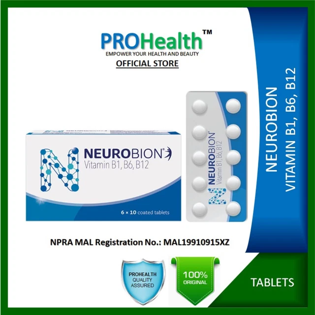NEUROBION VITAMIN B1 B6 B12 TABLET Expiry : 05/2025 £24.55 - PicClick UK