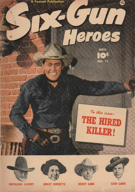 FAWCETT COMIC SIX Gun Heroes #11, VGF, date de sortie EUR 24,70 ...