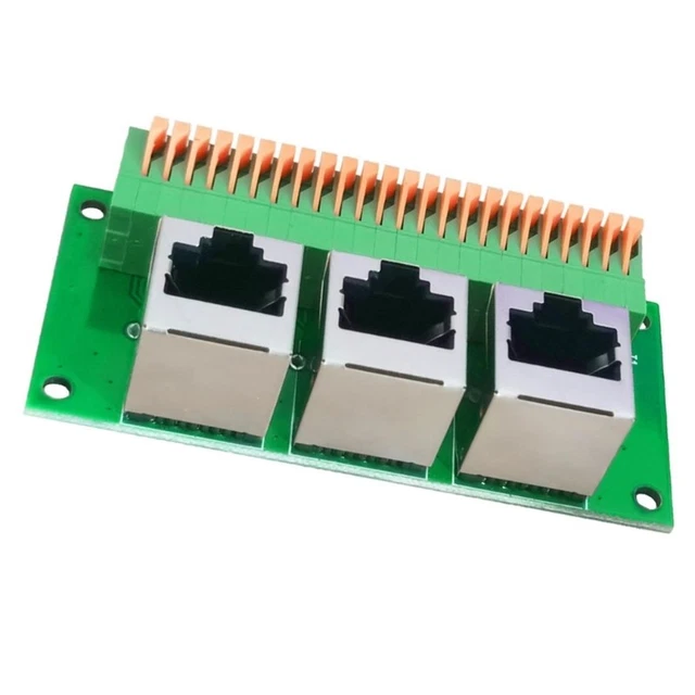 RJ45 CONNECTORS RJ45 to 8Pin Quick Spring Terminals for Networking $17. ...