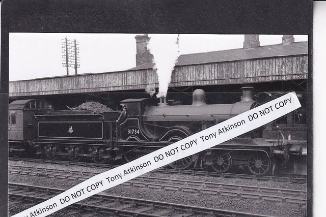 BR - EX Southern - D Class 4-4-0 No. 31734 @ Tonbridge - Vintage Image ...
