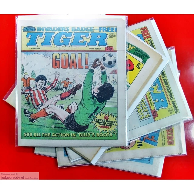 TIGER COMIC BAGS ONLY for British UK Issues Size2 x25 . EUR 17,06 ...