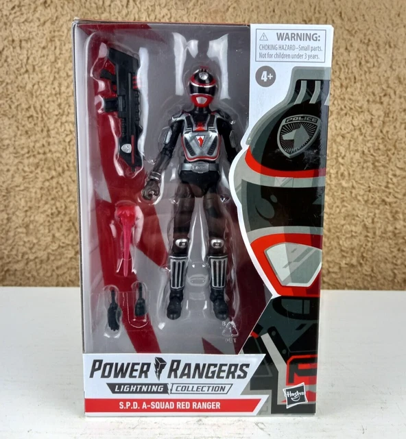 POWER RANGERS LIGHTNING Collection SPD A-SQUAD RED RANGER 6" Hasbro ...