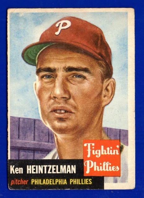 KEN HEINTZELMAN PHILLIES 1953 TOPPS #136 VG-EX PAS DE PLIS EUR 10,70 ...