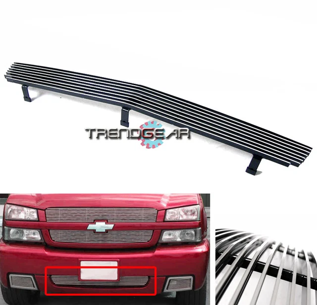 03-06 CHEVY SILVERADO 1500 Ss Front Bumper Billet Grille Grill Pickup ...