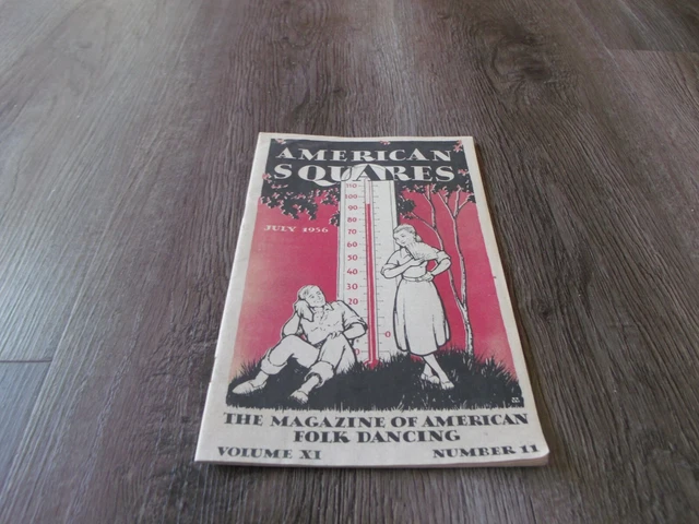 VINTAGE 1956 JULY American Squares Square Dancing Magazine $11.99 ...