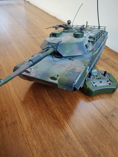HOBBY ENGINE M1A1 Abrams Tank Radio Remote Controlled £55.00 - PicClick UK