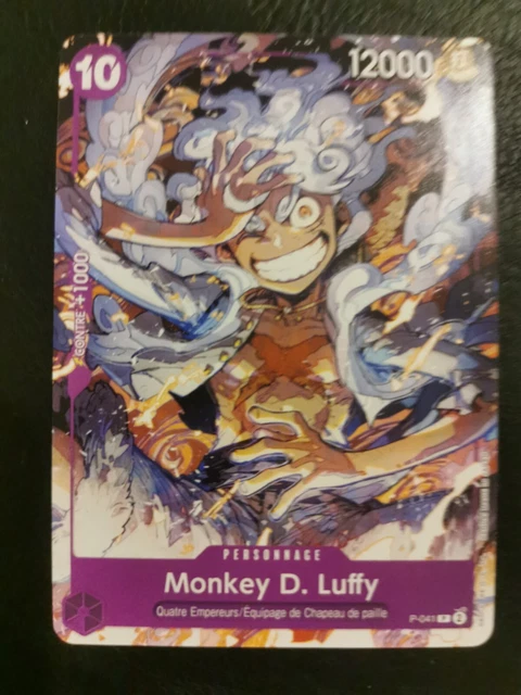 MONKEY D LUFFY Gear 5 P-041 Parallel PROMO - fr neuf- One Piece EUR 6,00 - PicClick FR