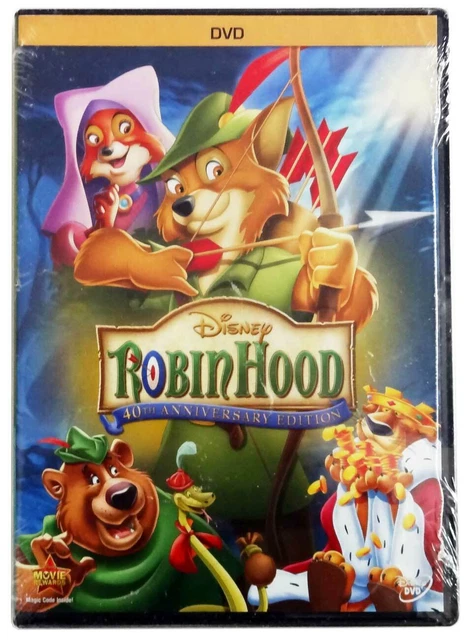 [BRAND-NEW] DISNEY ROBIN Hood (DVD, 2013, 40th Anniversary Edition) $24 ...