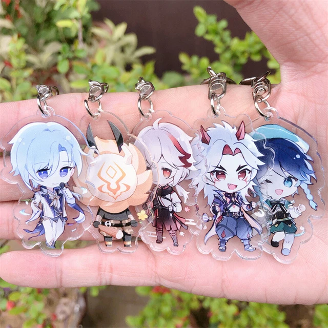 GAME ANIME GENSHIN Impact Kamisato Ayato Gorou Arataki Itto Keychain ...