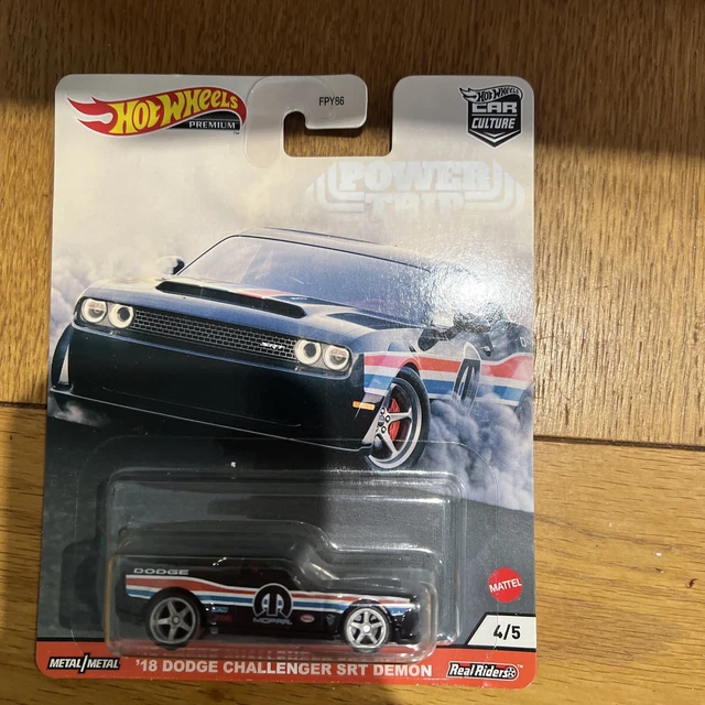 HOT WHEELS CAR Culture Power Trip - '18 Dodge Challenger SRT Demon Car ...
