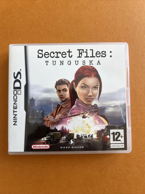 SECRET FILES TUNGUSKA Nintendo DS FRA COMPLET AVEC DES PETIS DÉFAUT ...