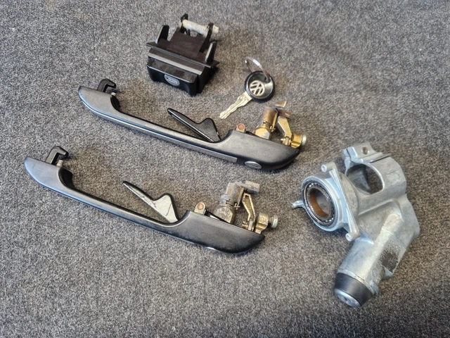 VW GOLF MK2 complete set engine control unit ignition lock 171905851 ...