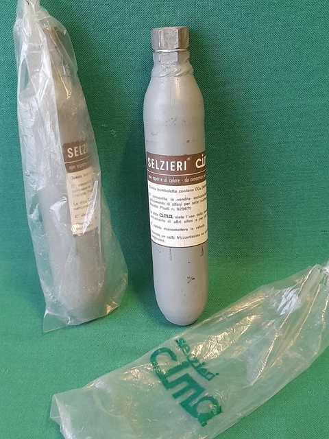 BOMBOLETTE BOMBOLETTA RICAMBIO Sifone Seltz Selzieri Cima Soda Vintage ...