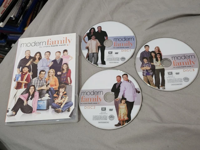 MODERN FAMILY: THE Complete Fourth Season (DVD, 2013, 3-Disc Set) All ...
