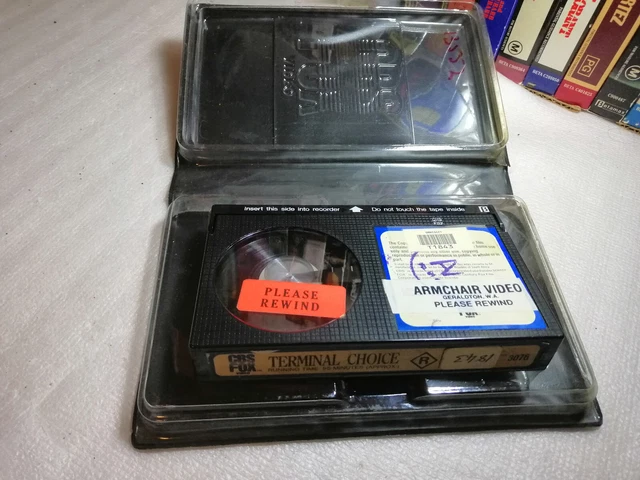 TERMINAL CHOICE - Rare 1985 Australian CBS/FOX Video BETAMAX 1st Issue - HORROR! $58.05 ...