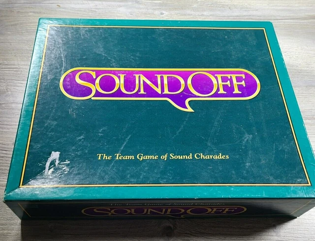 JEU DE SOCIÉTÉ Sound Off The Team Game of Sound Charades 1992 édition ...