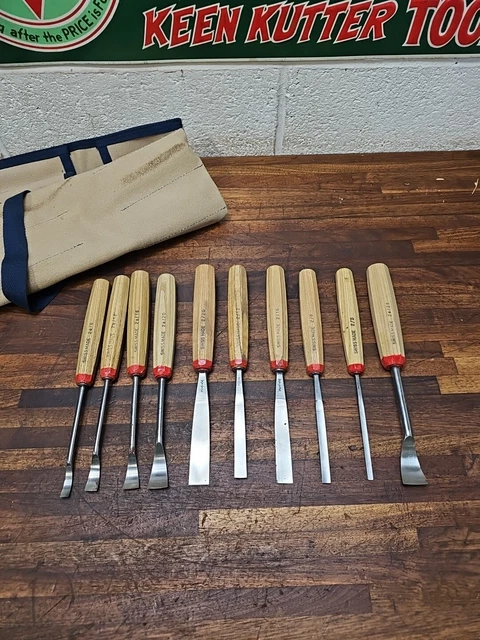 K236- PFEIL SWISS Made - Wood Carving Chisel Set of 10 £332.54 ...