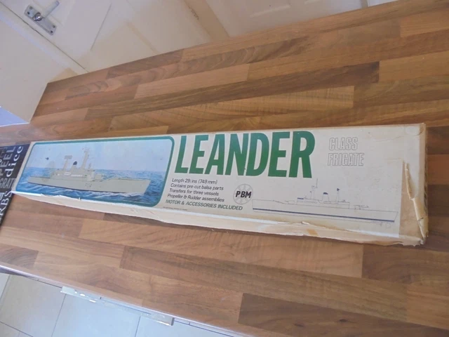 VINTAGE PBM &LEANDER Class Frigate" Model Boat Kit. £205.00 - PicClick UK