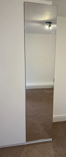 IKEA PAX DOUBLE Wardrobe In White and Single Wardrobe With Mirror Door ...