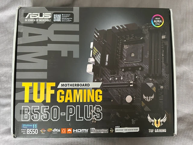 ASUS TUF GAMING B550-PLUS AMD B550 Socket AM4 ATX Motherboard £85.00 ...