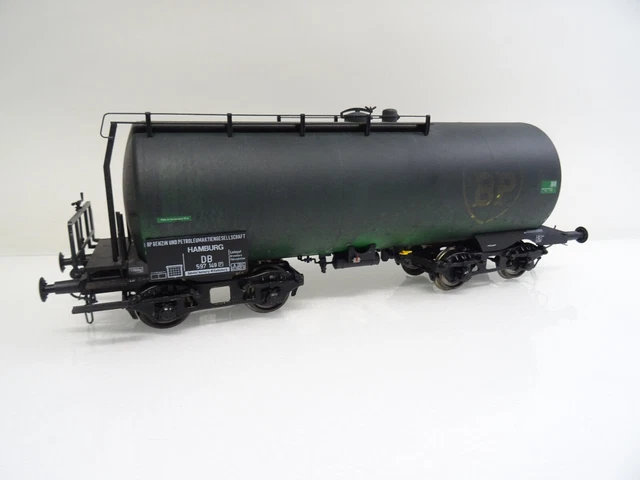 MÄRKLIN SPUR 1 58661 Kesselwagen 4-achs. BP der DB patiniert in OVP ...