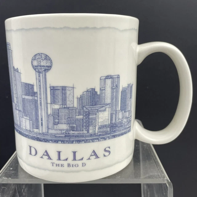 DALLAS TEXAS BIG D Starbucks Skyline Architecture Series 2007 Coffee ...