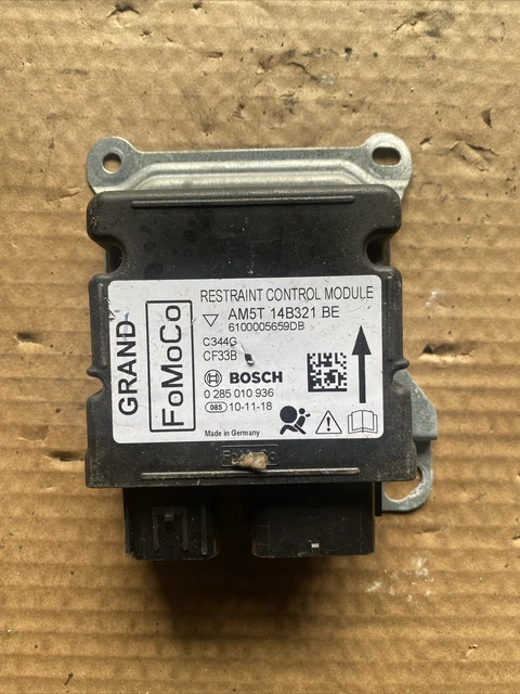 2011 FORD C-MAX Mk2 Airbag Control Module Unit Am5T14B321Be £37.00 ...