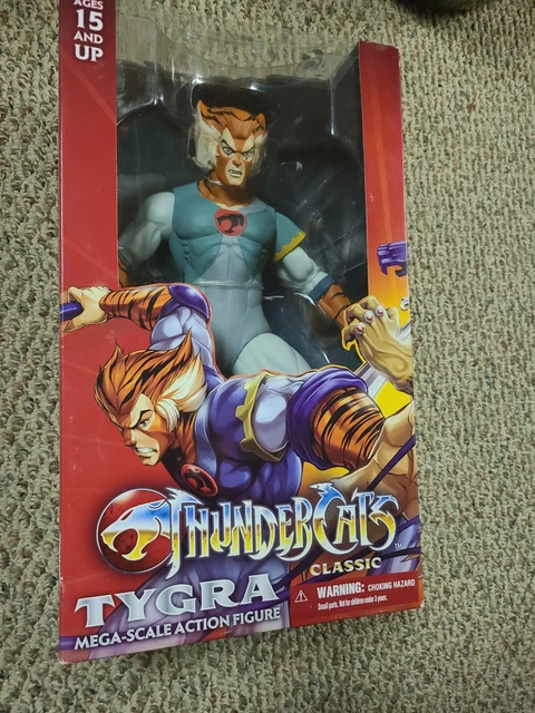 THUNDERCATS TYGRA 14& inch MEGA SCALE ACTION FIGURE - MEZCO TOYZ 2016 NEW EUR 159,62 - PicClick FR
