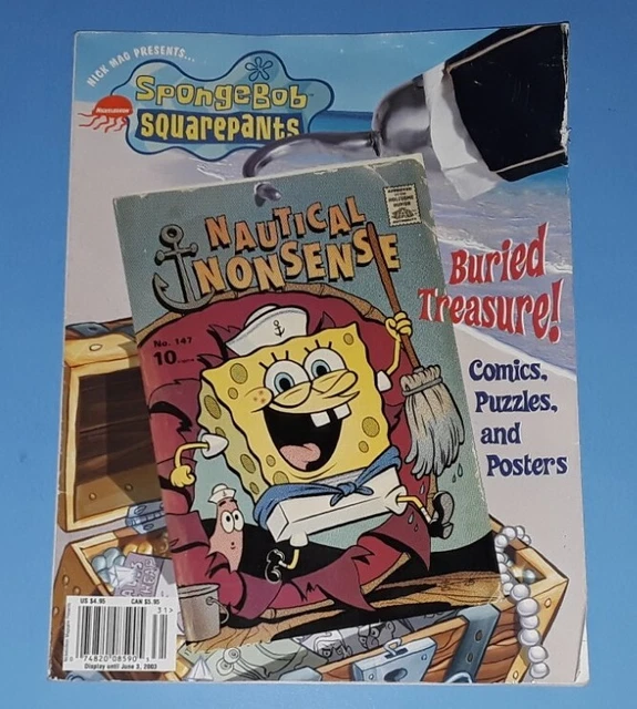 NICKELODEON MAGAZINE SPRING 2003 - SpongeBob SquarePants Nautical ...