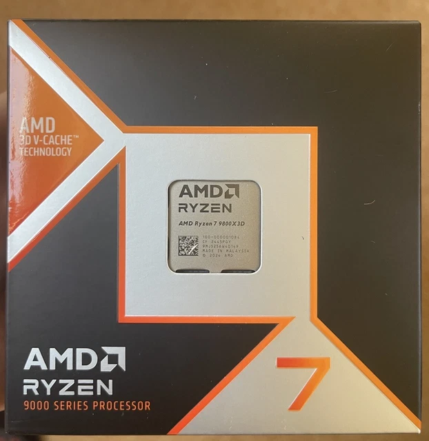 AMD RYZEN 7 9800X3D New 2024 Gaming CPU (AM5) 🚚 Fast Dispatch UK IN ...