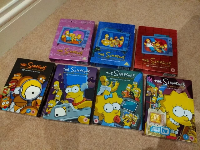 THE SIMPSONS COLLECTION Collectors Edition complete season 3 - 9 DVD box sets EUR 81,75 ...